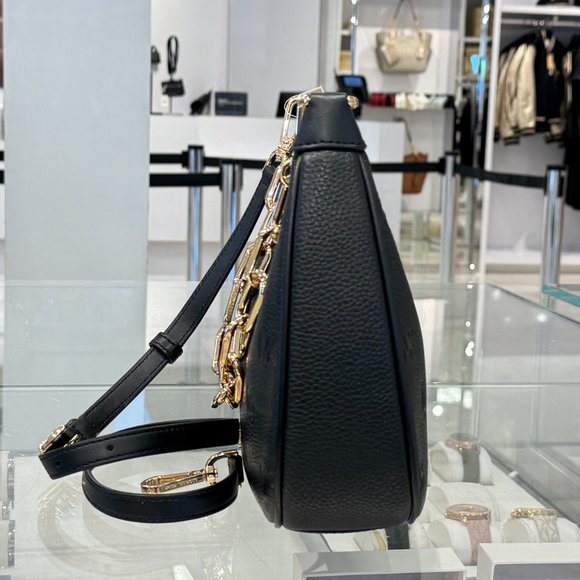 Bags | Michael Kors Cora Large Shoulder Chain Crossbody Bag Mk Embossed ...